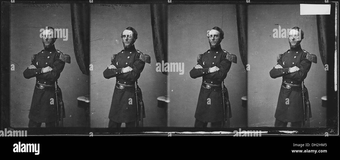 A historical portrait of Major Hamilton, a notable figure in U.S ...