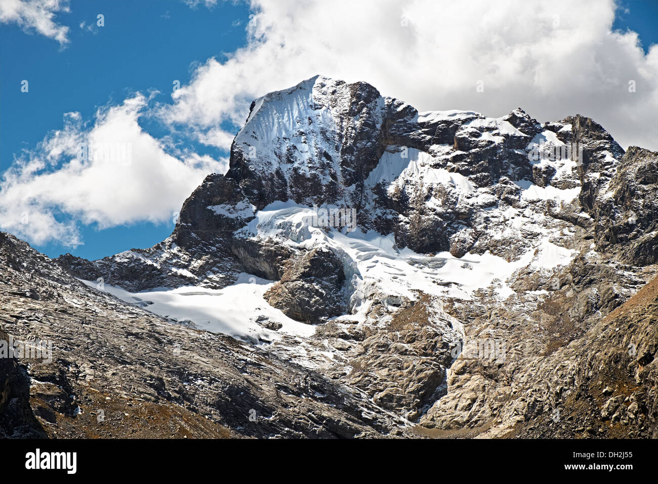Nev Churup Summit, Huascaran National Park in the Andes, South America ...