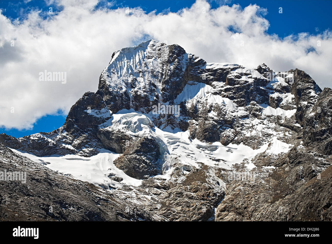 Nev Churup Summit, Huascaran National Park in the Andes, South America ...