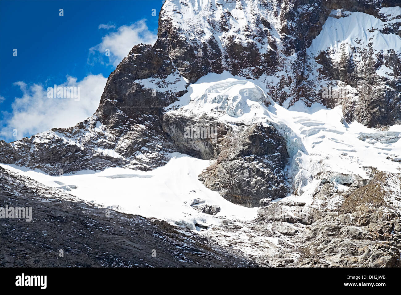 Nev Churup Summit, Huascaran National Park in the Andes, South America ...