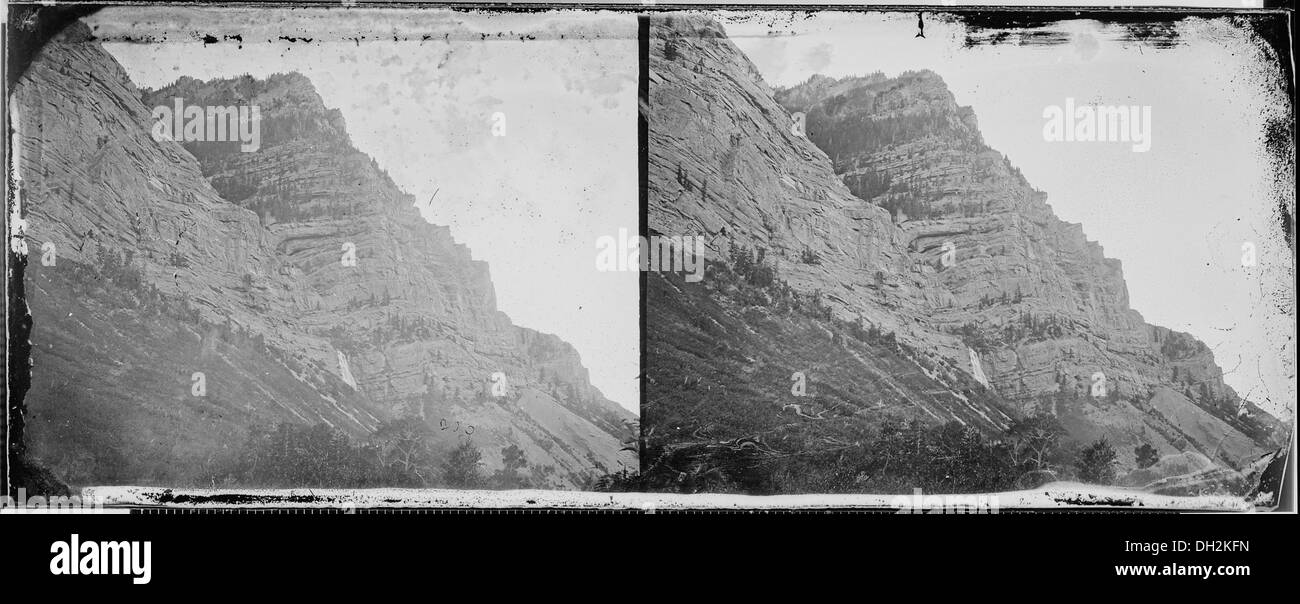 Provo Falls in Utah, a scenic waterfall located in the Wasatch ...