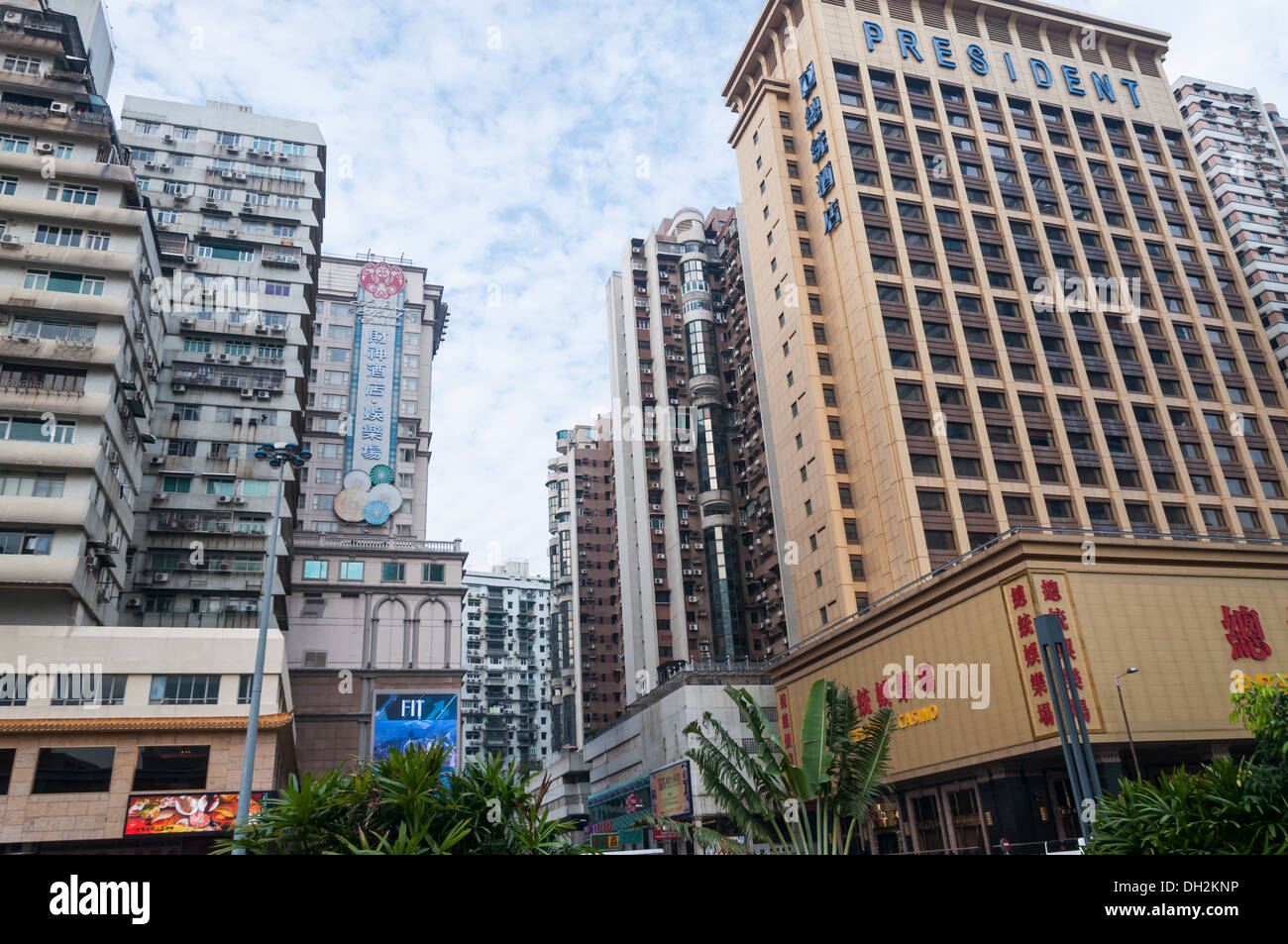 Apartment blocks in Macau, China Stock Photo - Alamy