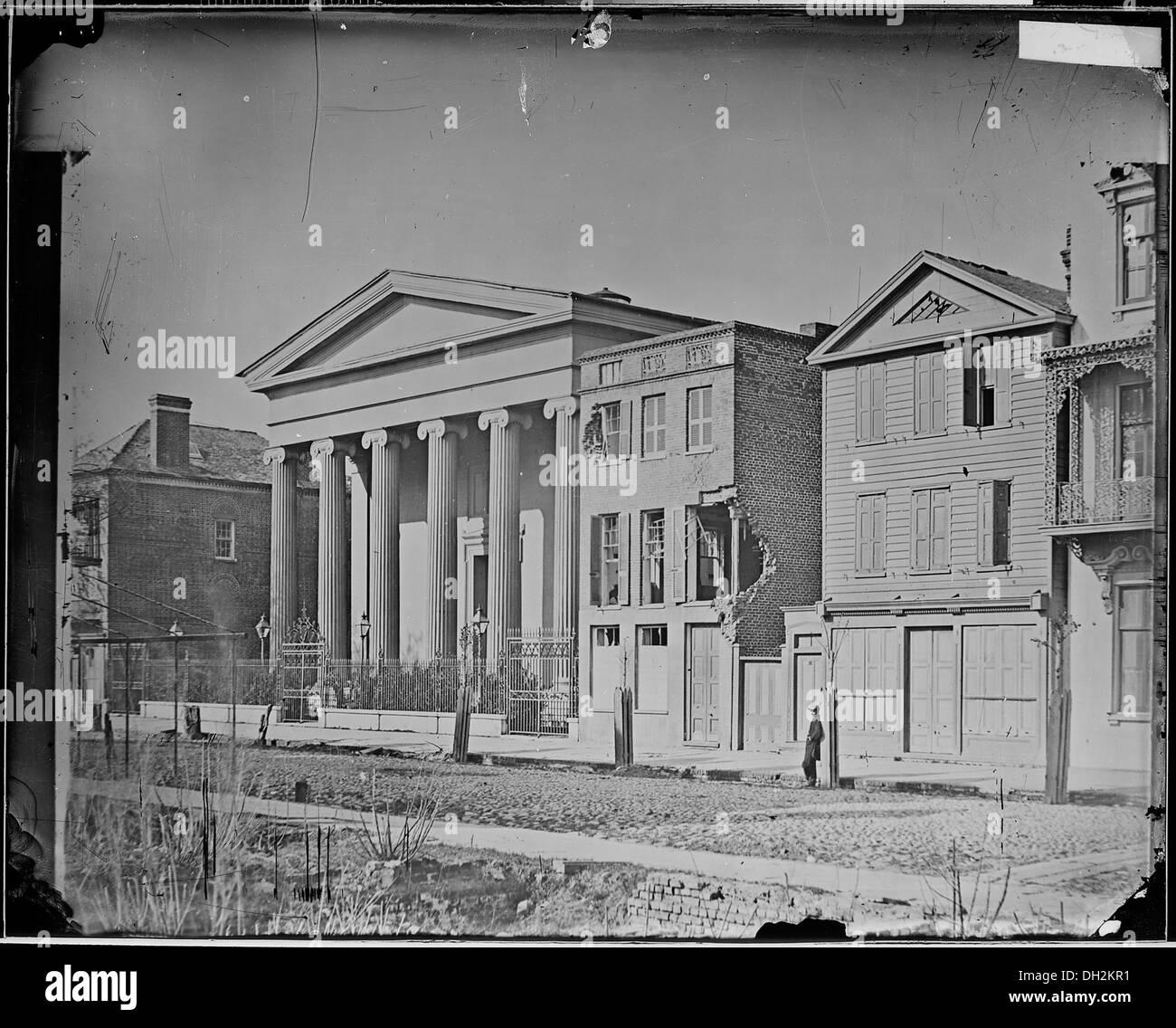 This photograph shows the ruins of Charleston, South Carolina, in April ...