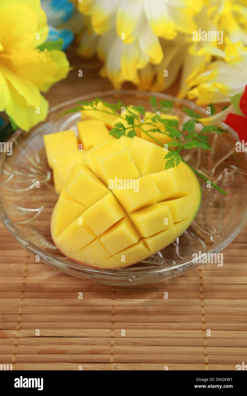 Close up yummy mango hi-res stock photography and images - Alamy