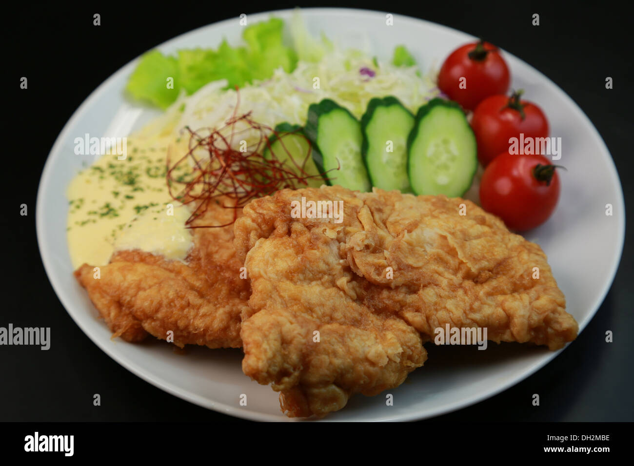 Chicken nanban (Fried chicken with tartar sauce Stock Photo - Alamy