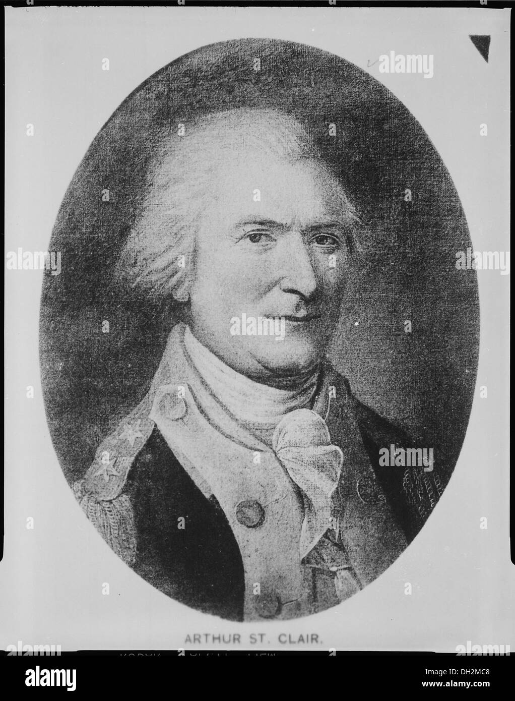 A bust of Arthur St. Clair, an important figure in early American ...