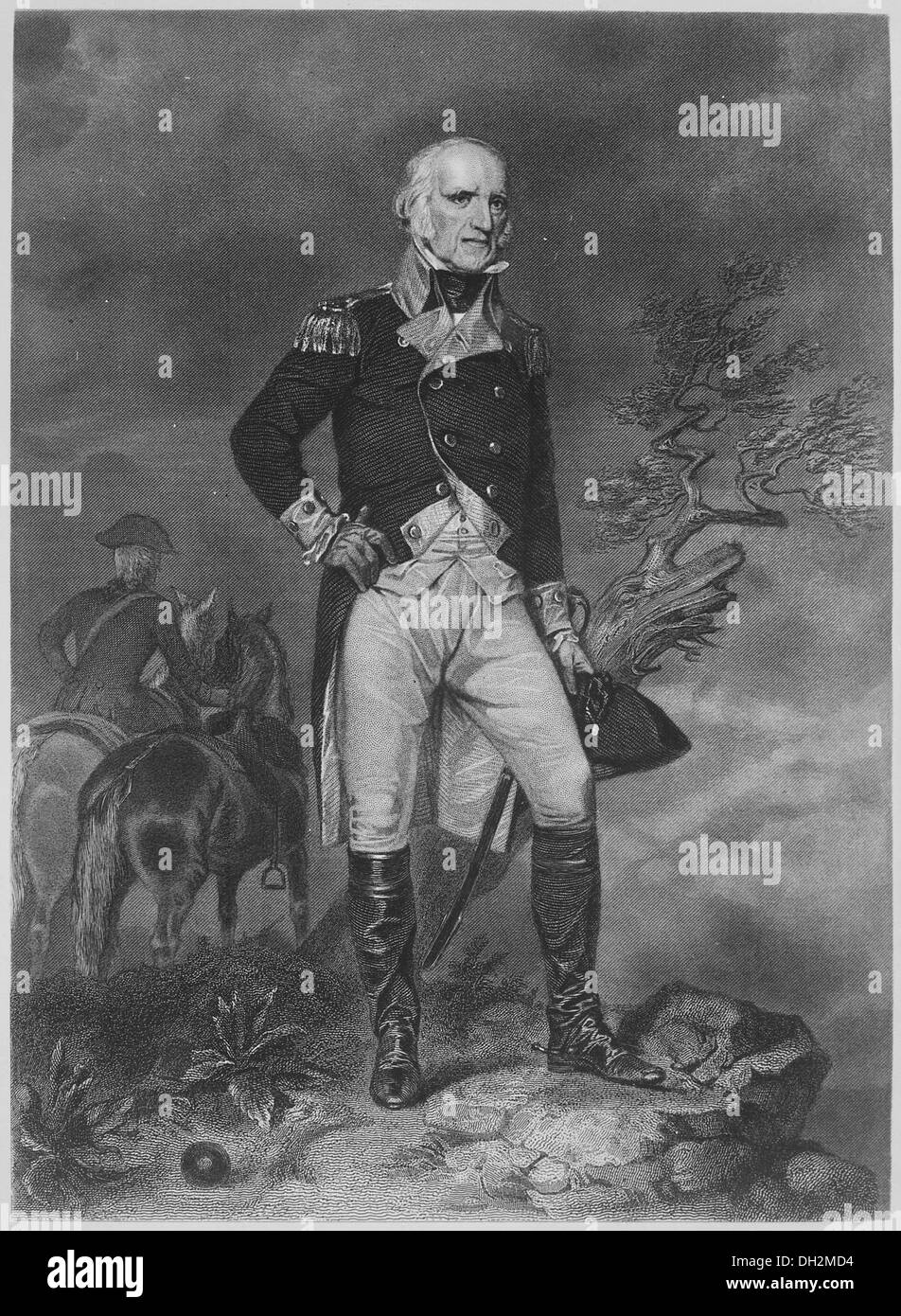 Portrait of John Stark, a historical figure known for his military ...