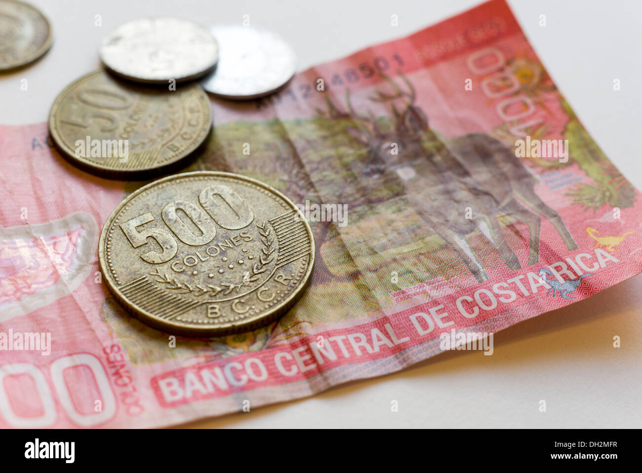 Costa rican currency colones hi-res stock photography and images - Alamy
