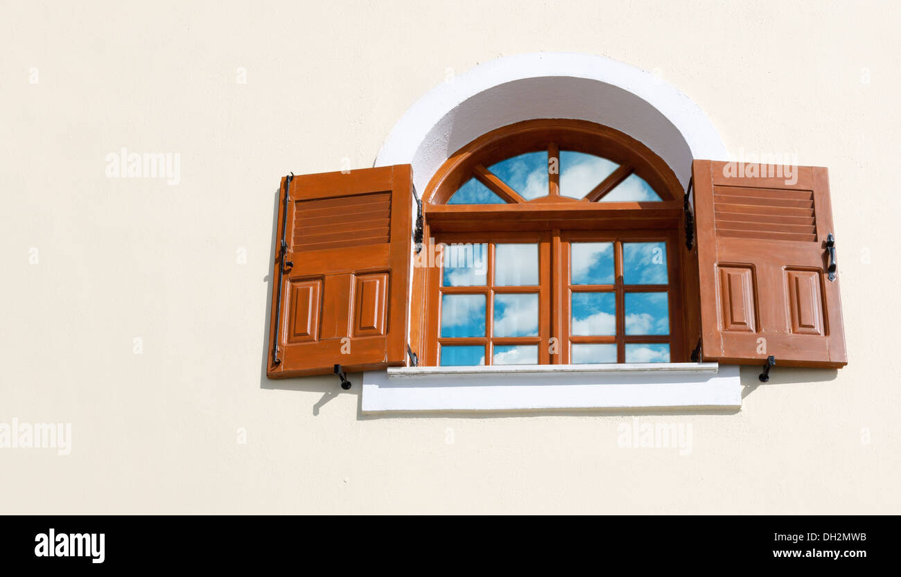 Mediterranean window shutters hi-res stock photography and images - Alamy