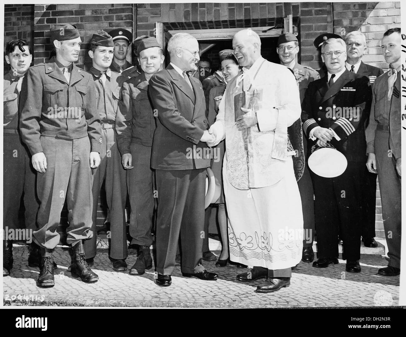 Staff visible Black and White Stock Photos & Images - Alamy