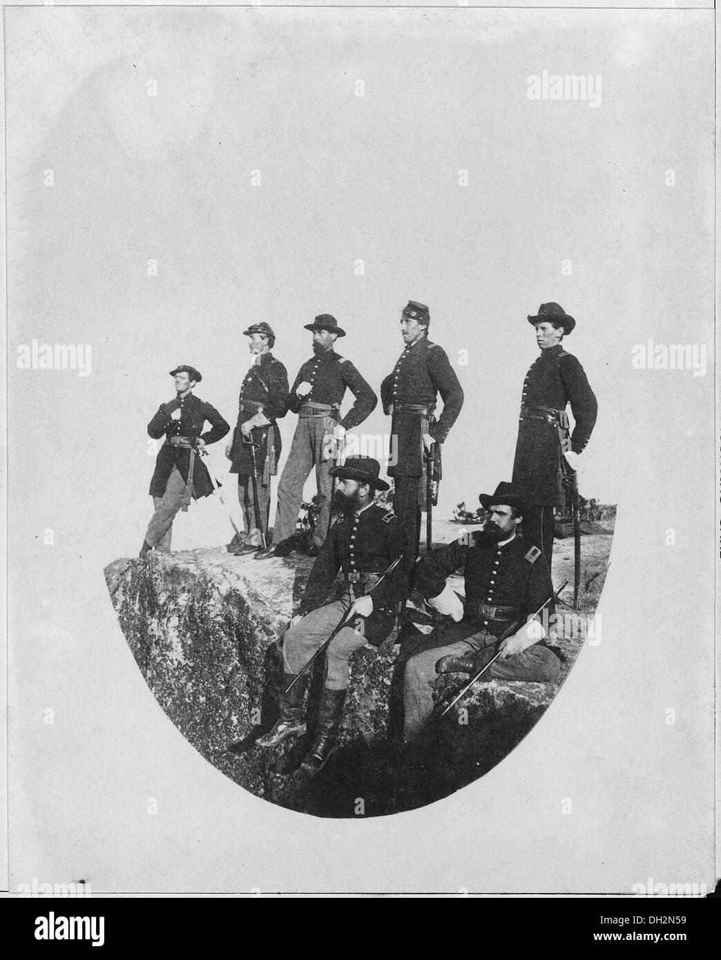 Union army positions Black and White Stock Photos & Images - Alamy