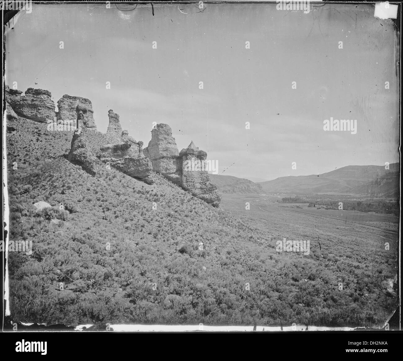 Unusual landforms Black and White Stock Photos & Images - Alamy
