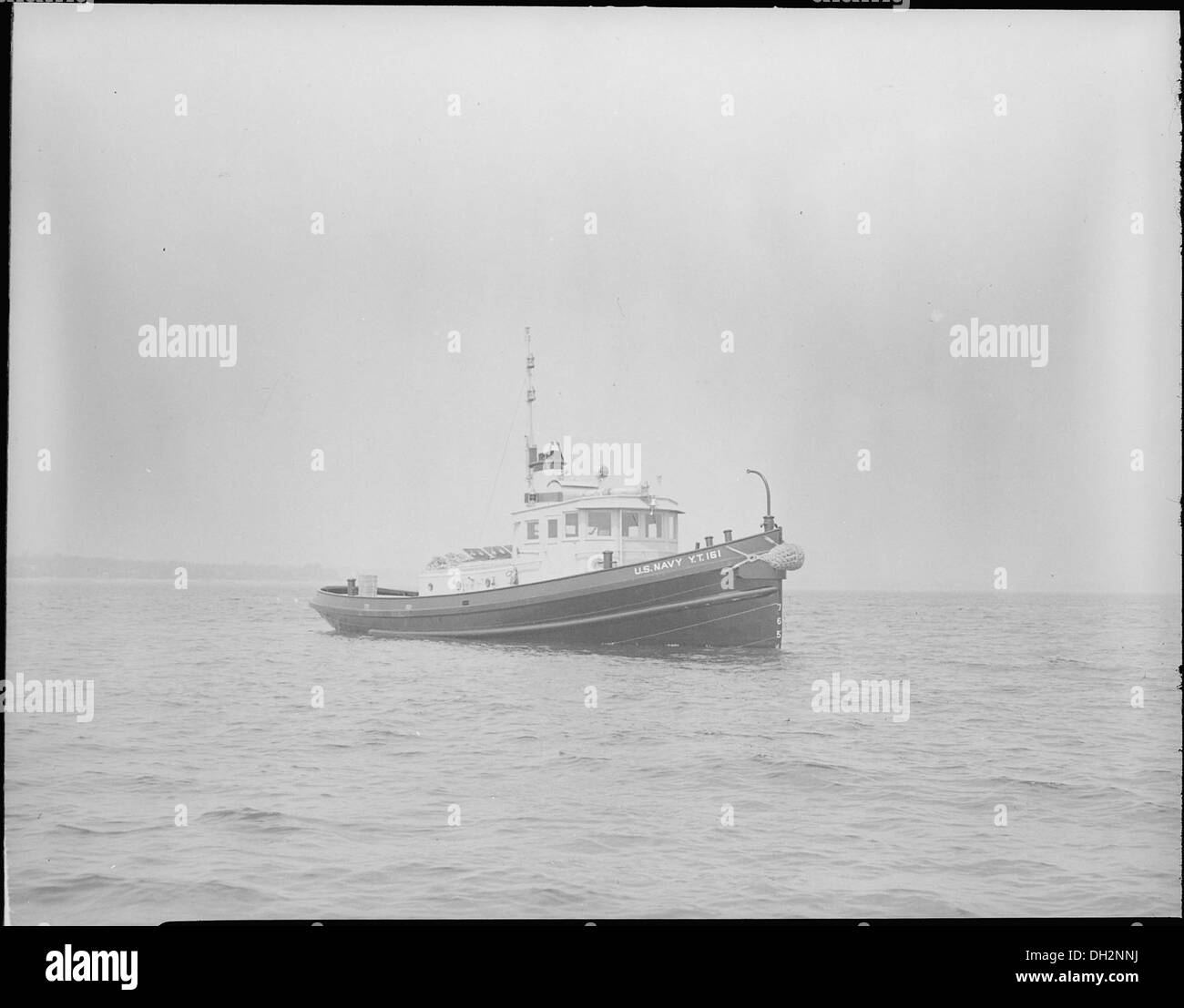 The YT161, a harbor tug, is seen from the starboard bow on May 20, 1941 ...
