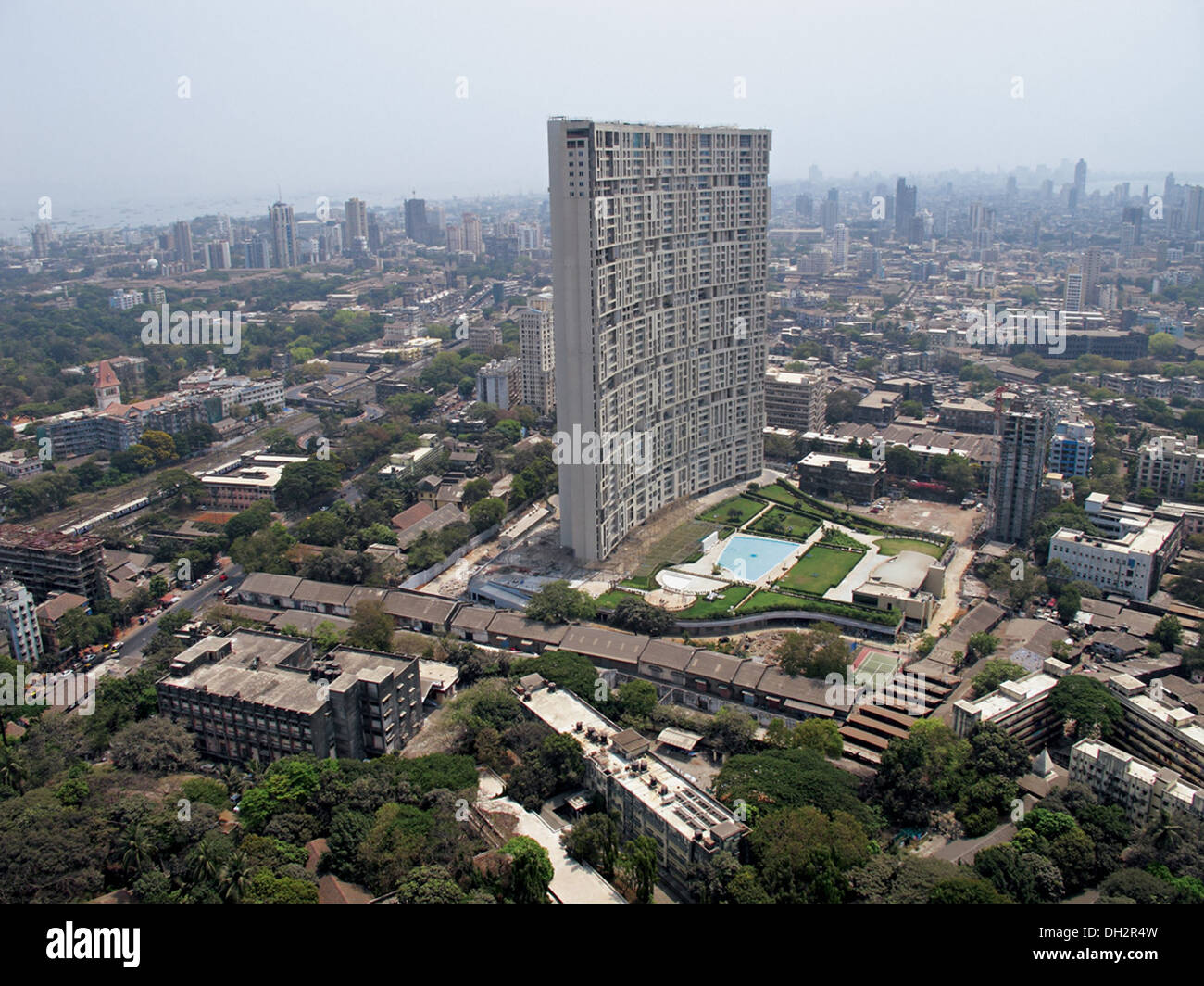 aerial view of jacob circle at mumbai maharashtra India Stock Photo - Alamy