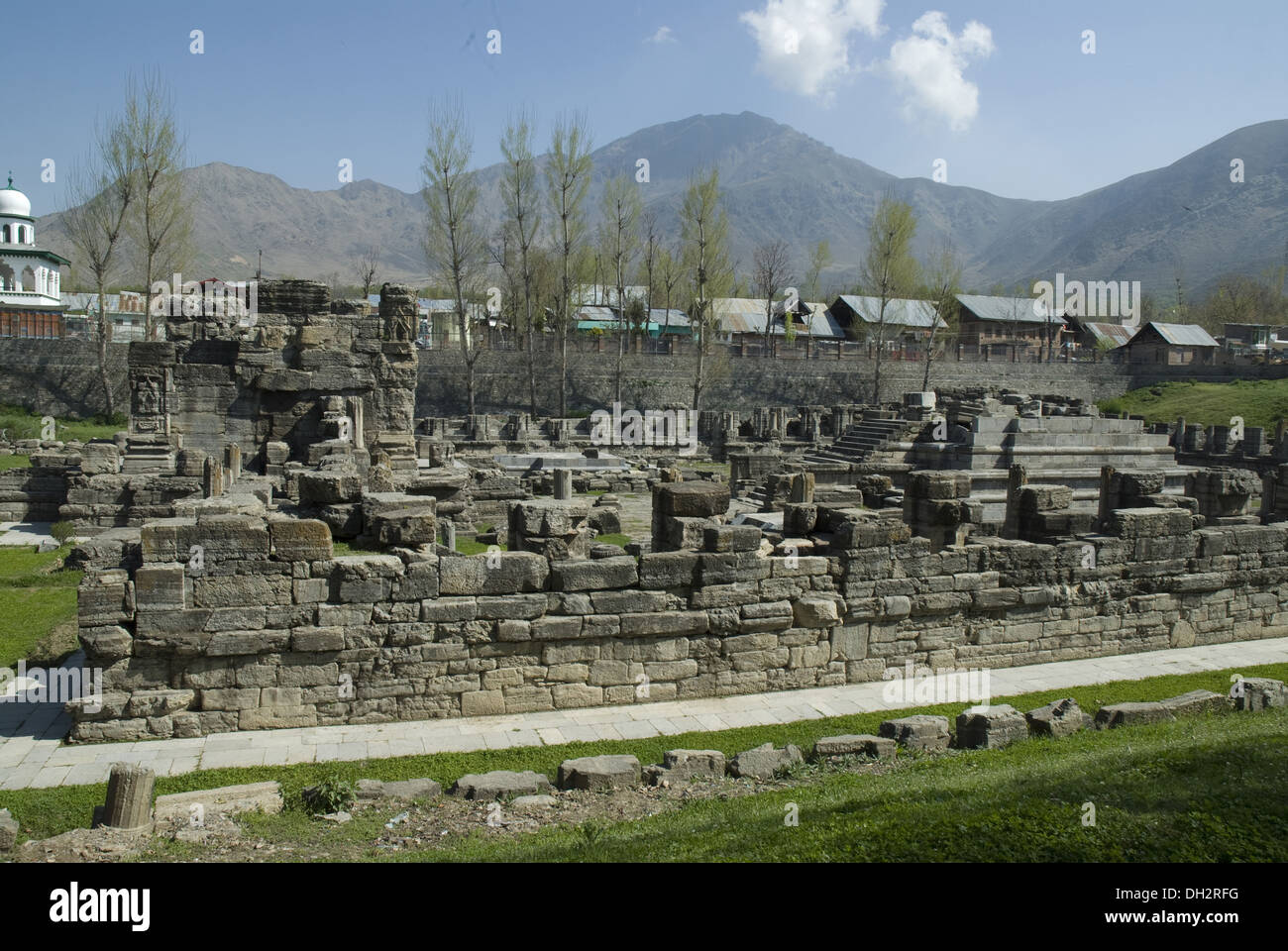 Ruin of avanti swamy temple at avantipur jammu & Kashmir India Stock ...