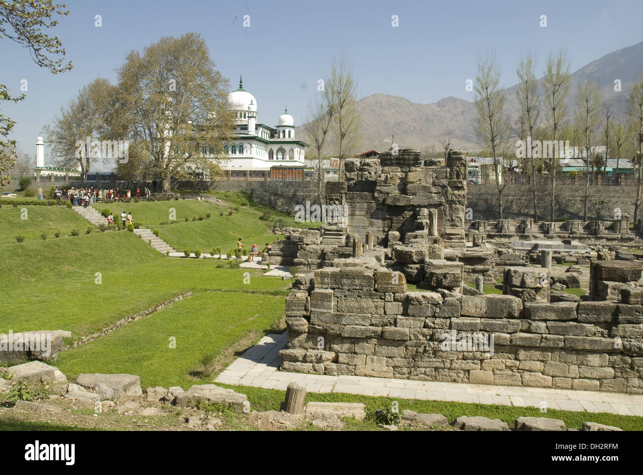 Ruin of avanti swamy temple at avantipur jammu & Kashmir India Stock ...