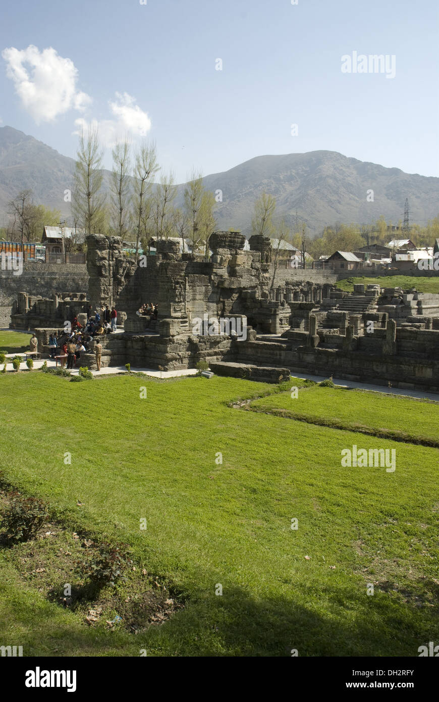 Ruin of avanti swamy temple at avantipur jammu & Kashmir India Stock ...