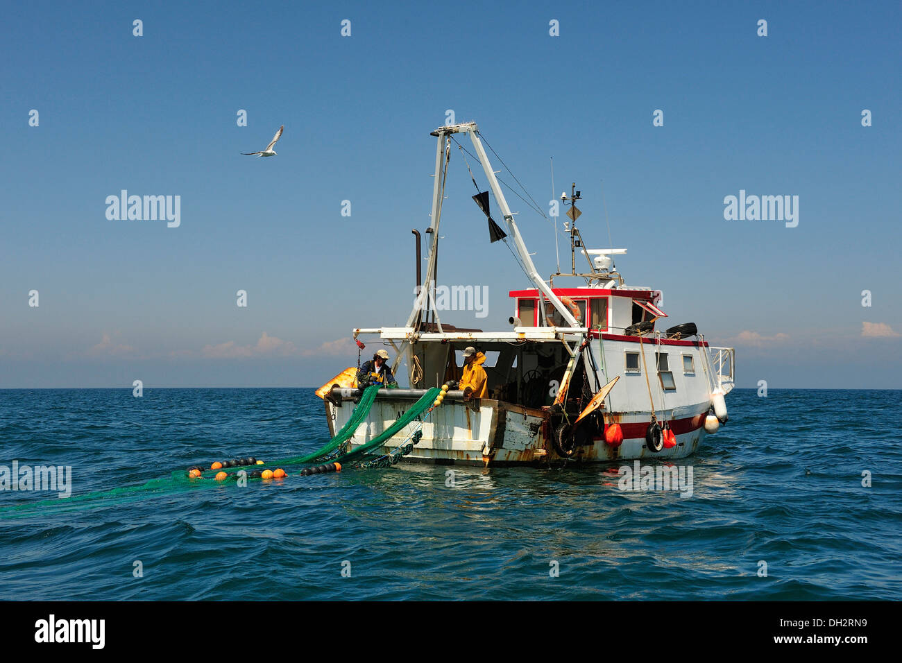 Trawling fishing boat net hi-res stock photography and images - Alamy