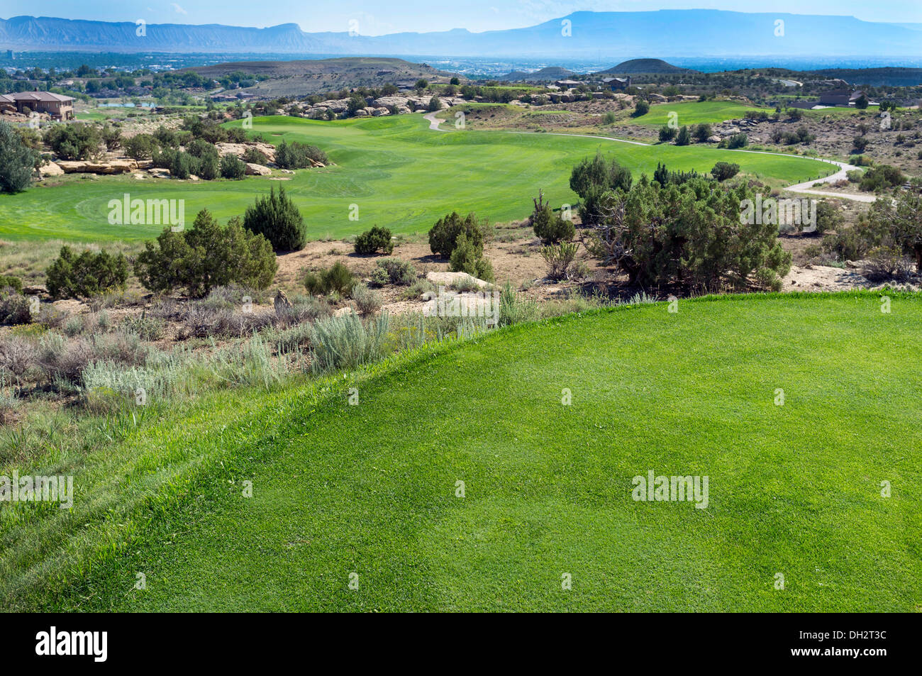 Second fairway at Redlands Mesa Golf Club, Grand Junction, Colorado ...
