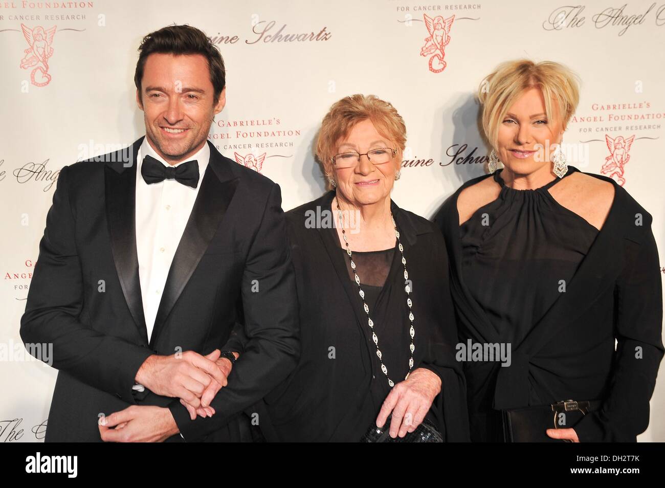 New York, NY, USA. 29th Oct, 2013. Hugh Jackman, Faye Duncan, Deborra ...