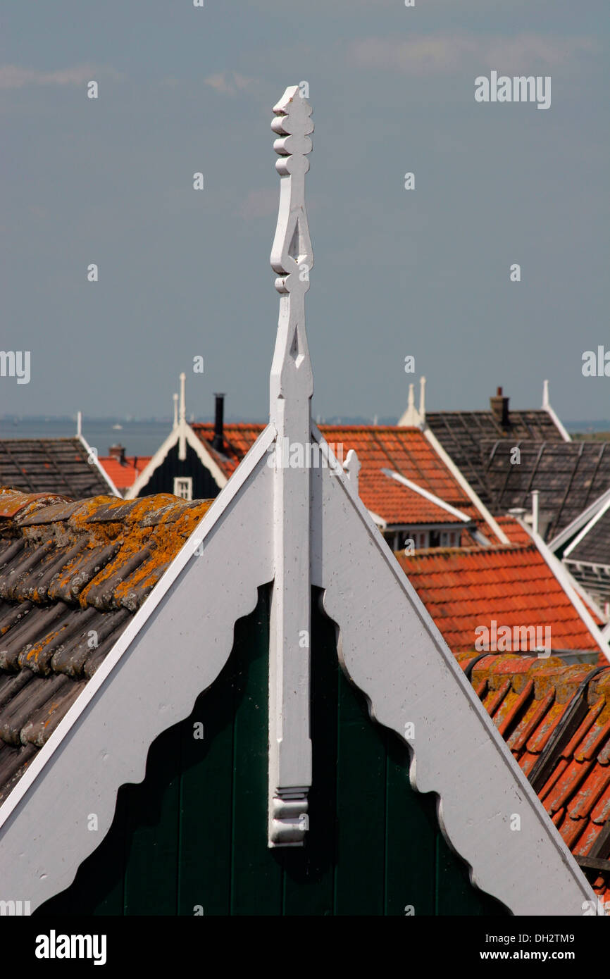 Netherlands, typical houses, gable roof, Niederlande, Marken, typische ...