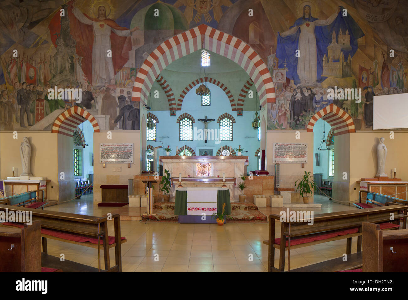 Interior of Mosque Church, Pecs, Southern Transdanubia, Hungary Stock ...