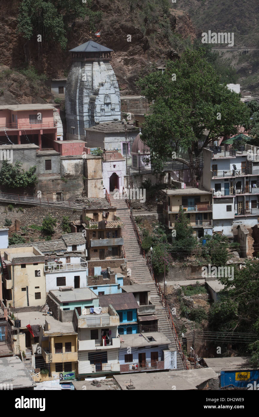 temple Pauri town Garhwal Uttarakhand India Asia Stock Photo - Alamy