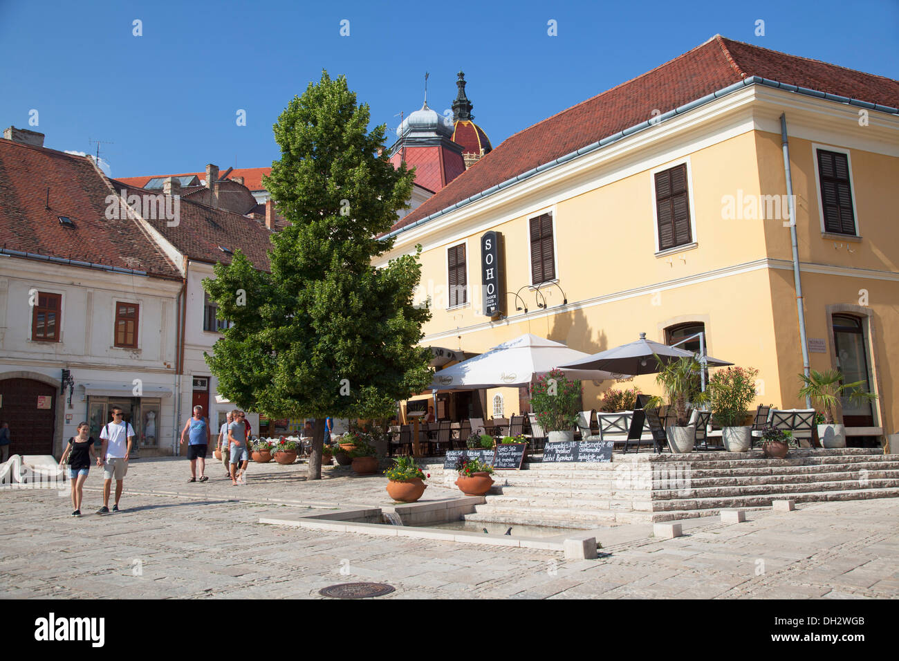 Jokai Square, Pecs, Southern Transdanubia, Hungary Stock Photo - Alamy