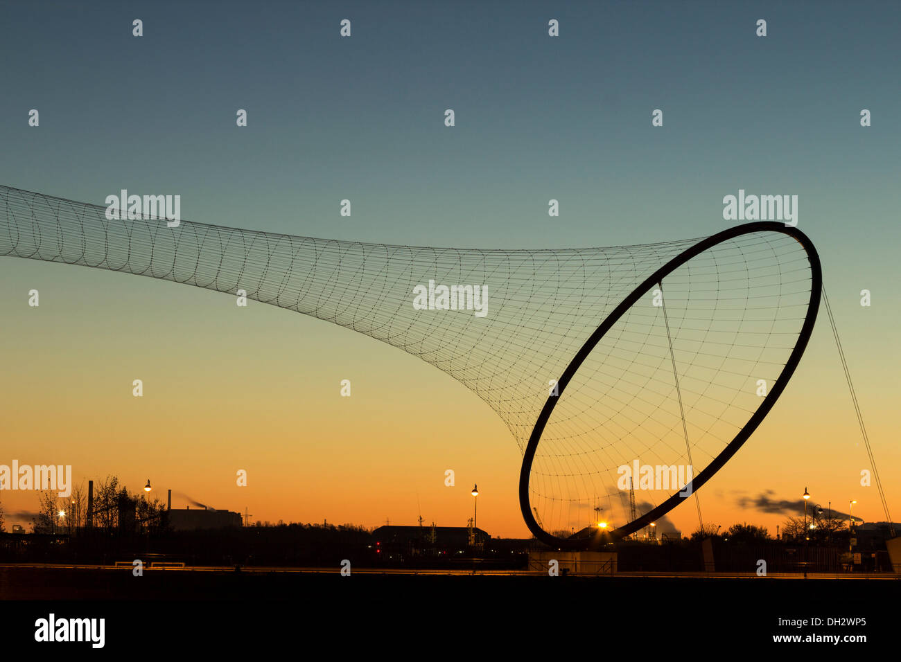 Middlesbrough, UK. 30th Oct, 2013. Anish Kapoor`s giant sculpture ...