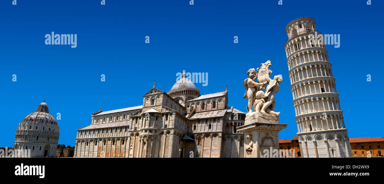 The Duomo & Leaning Tower of Pisa, Italy Stock Photo - Alamy