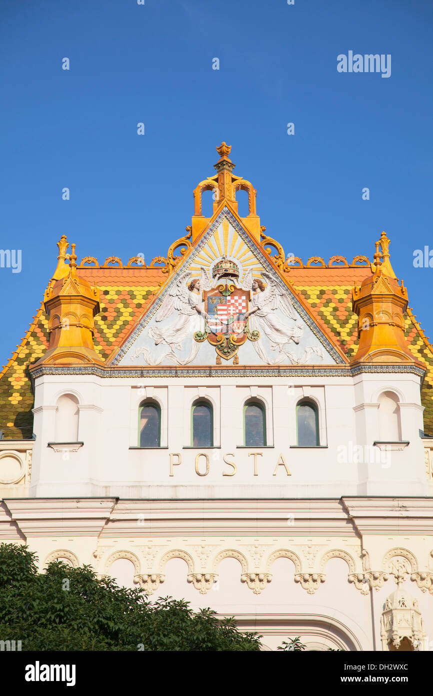 Art Nouveau architecture of Post Office, Pecs, Southern Transdanubia ...