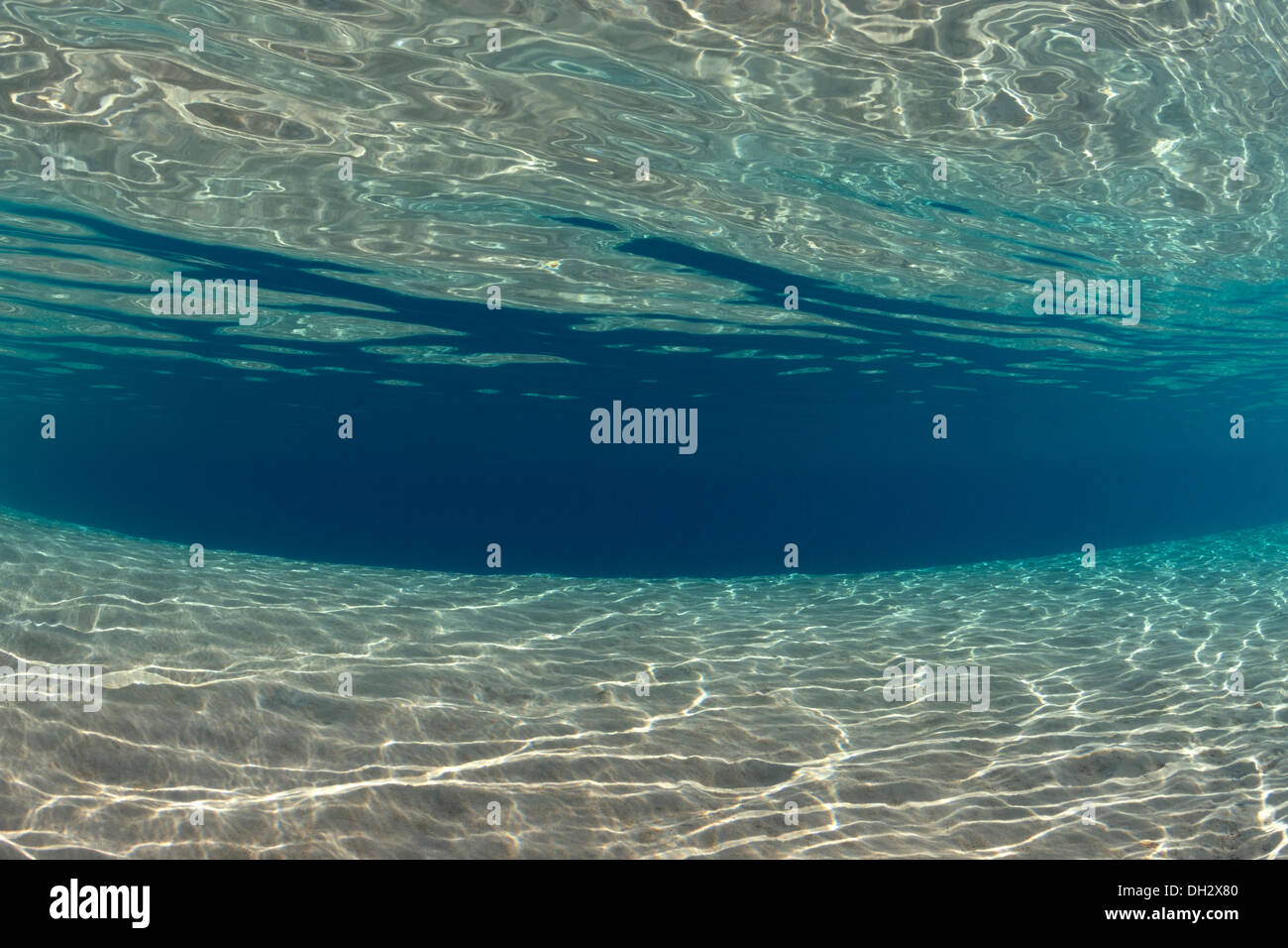 Underwater View of Ocean Surface, Red Sea, Egypt Stock Photo - Alamy