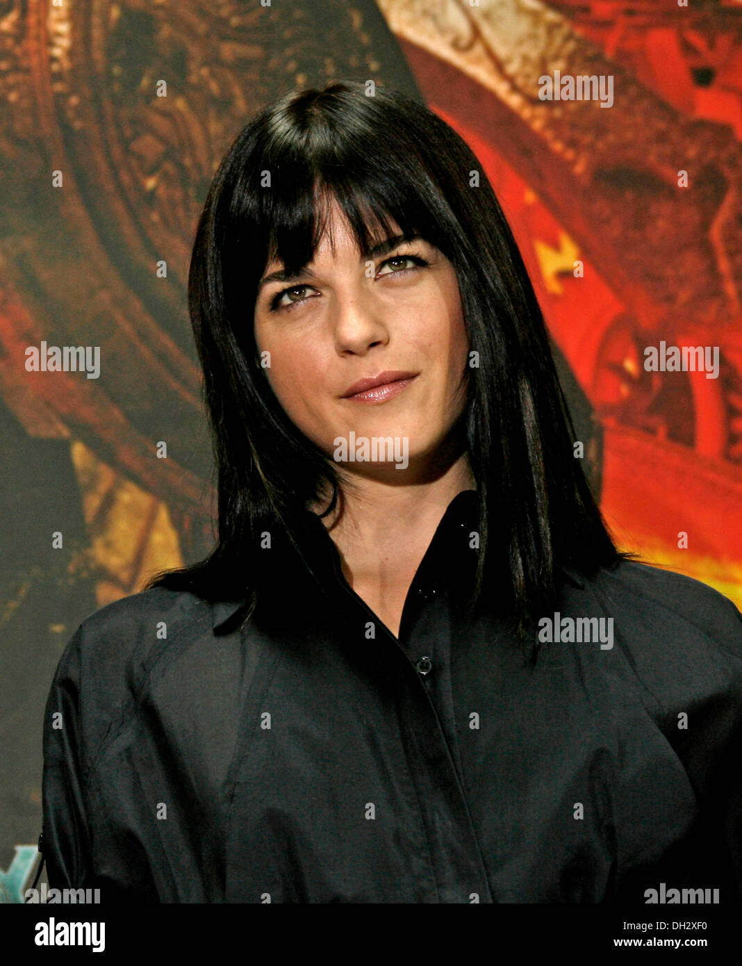 Selma Blar at the photocall of "Hellboy II: The Golden Army" in Berlin ...