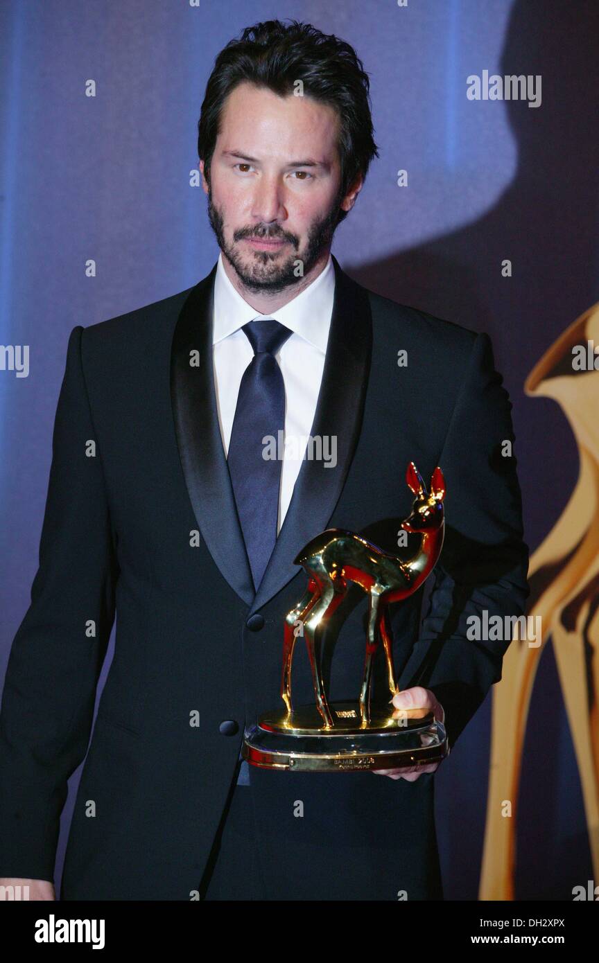 Keanu Reeves at the Bambi Award 2008 in Offenburg on the 27th of ...