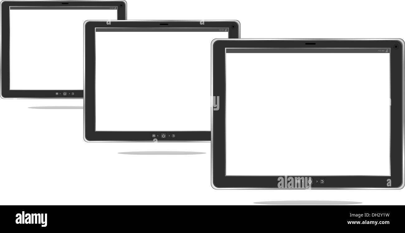 Computer tablet mobile set hi-res stock photography and images - Alamy