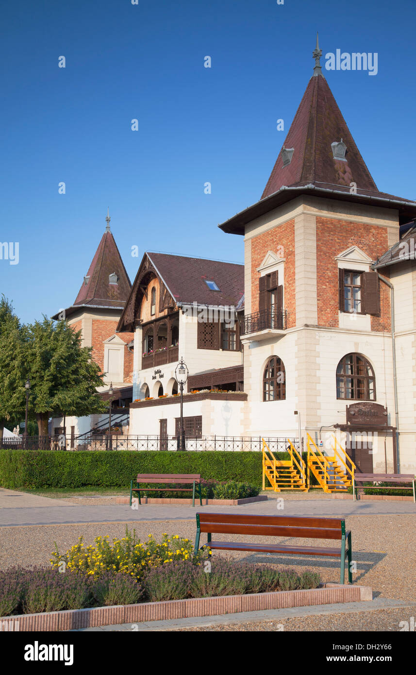 Hullam Beta Hotel, Keszthely, Lake Balaton, Hungary Stock Photo - Alamy