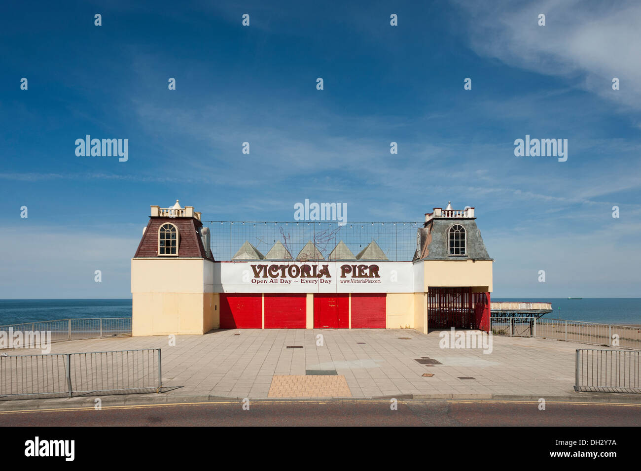 Victoria Pier-Old Colwyn Stock Photo - Alamy