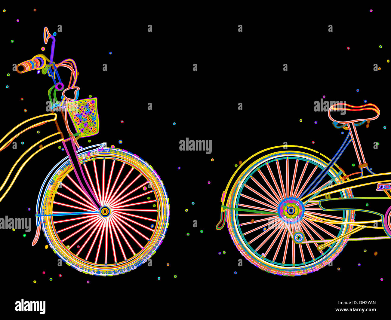 Bicycle retro design Stock Photo - Alamy