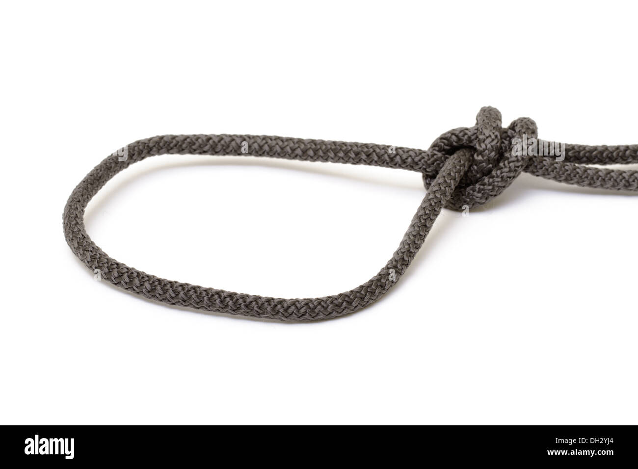 Black rope loop Stock Photo - Alamy