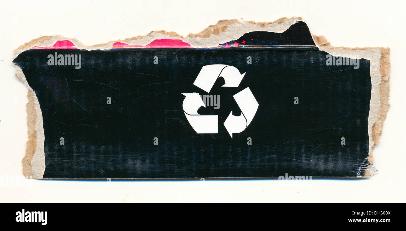package paper recycle sign Stock Photo - Alamy