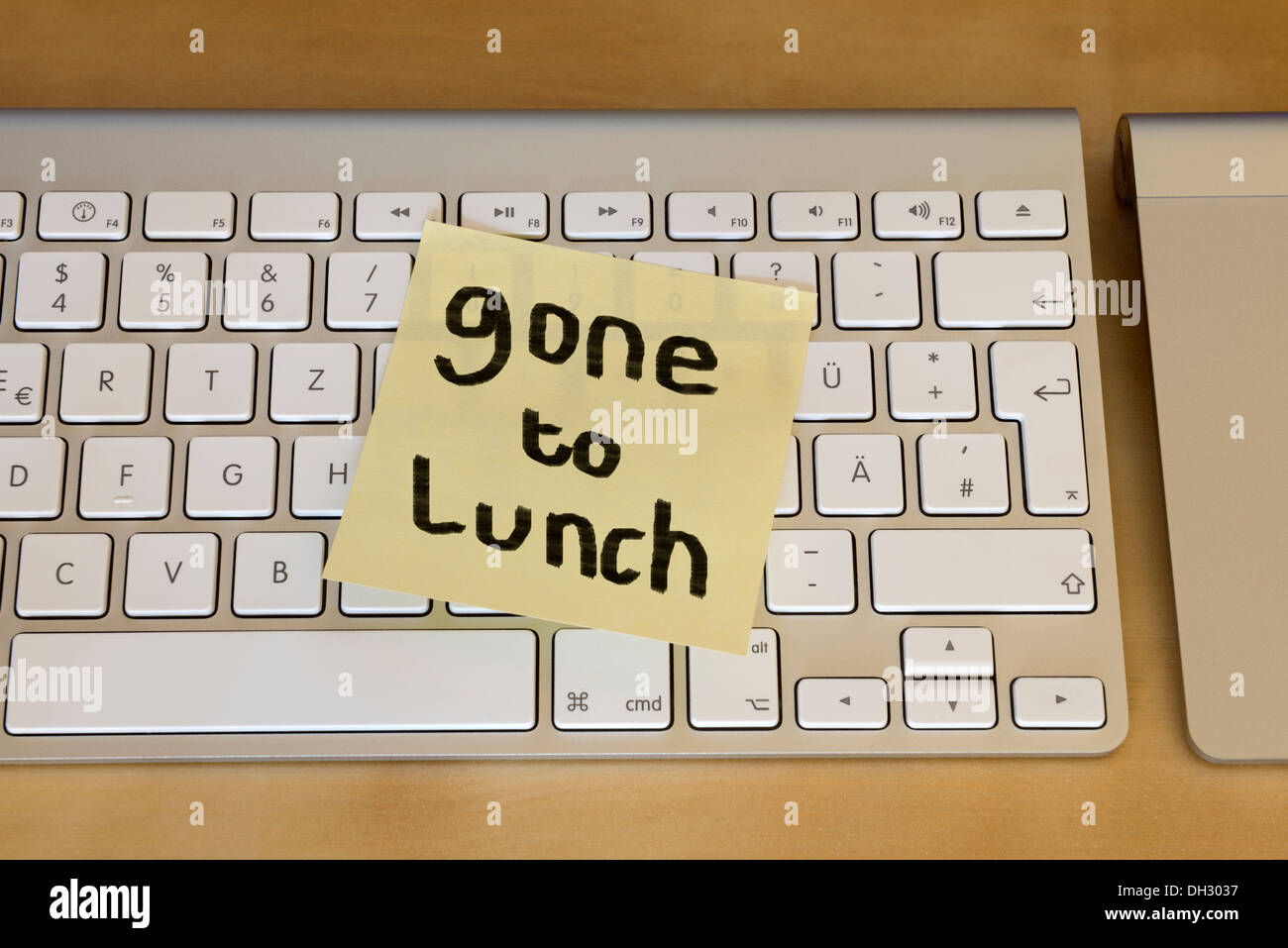 Gone to lunch hi-res stock photography and images - Alamy