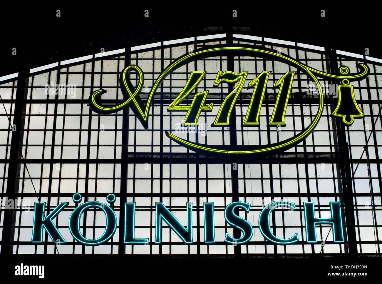 The sign for The Original 4711 Eau de Cologne shop in Cologne Germany ...
