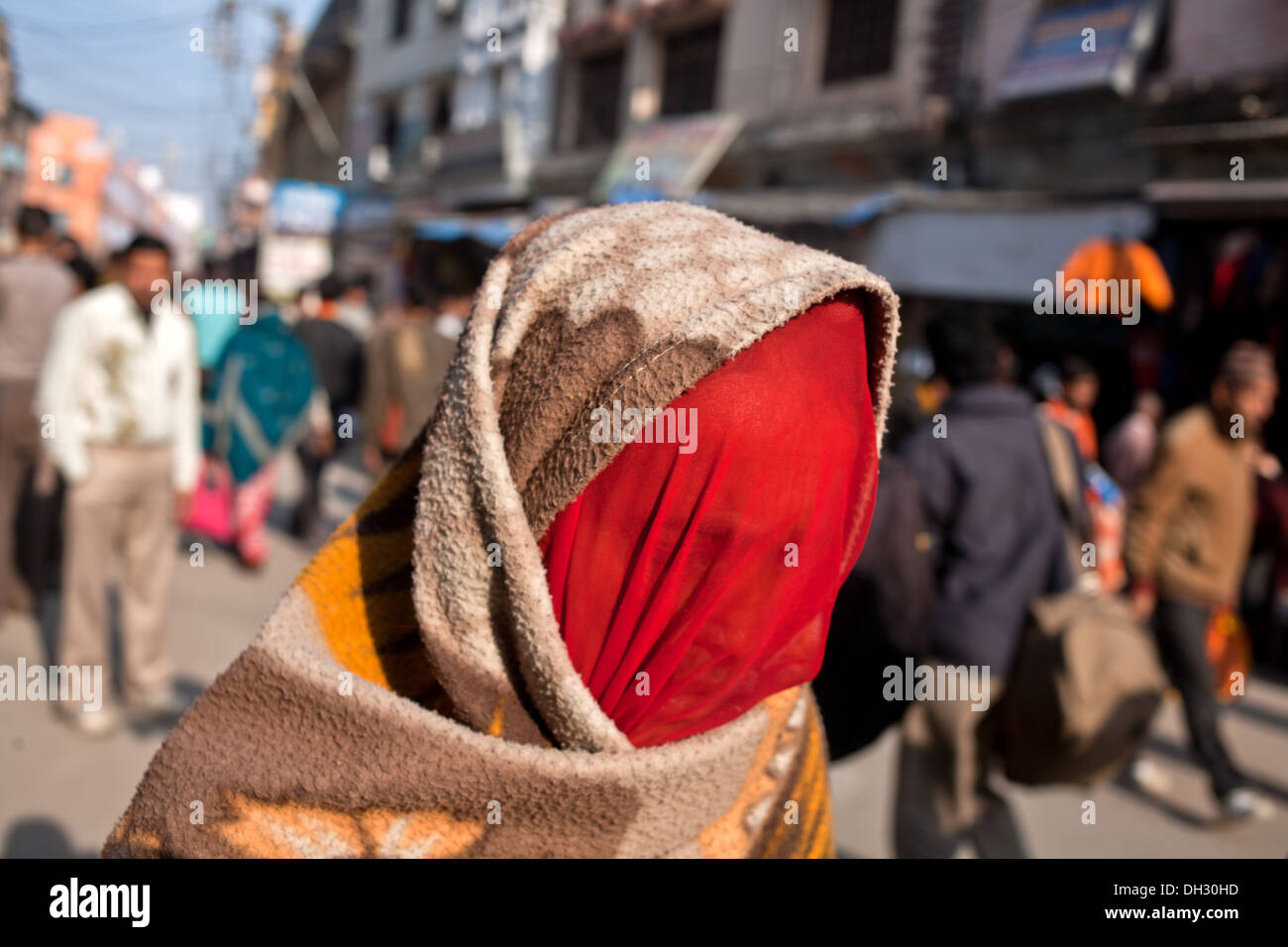 Rural indian woman face covered hi-res stock photography and images - Alamy