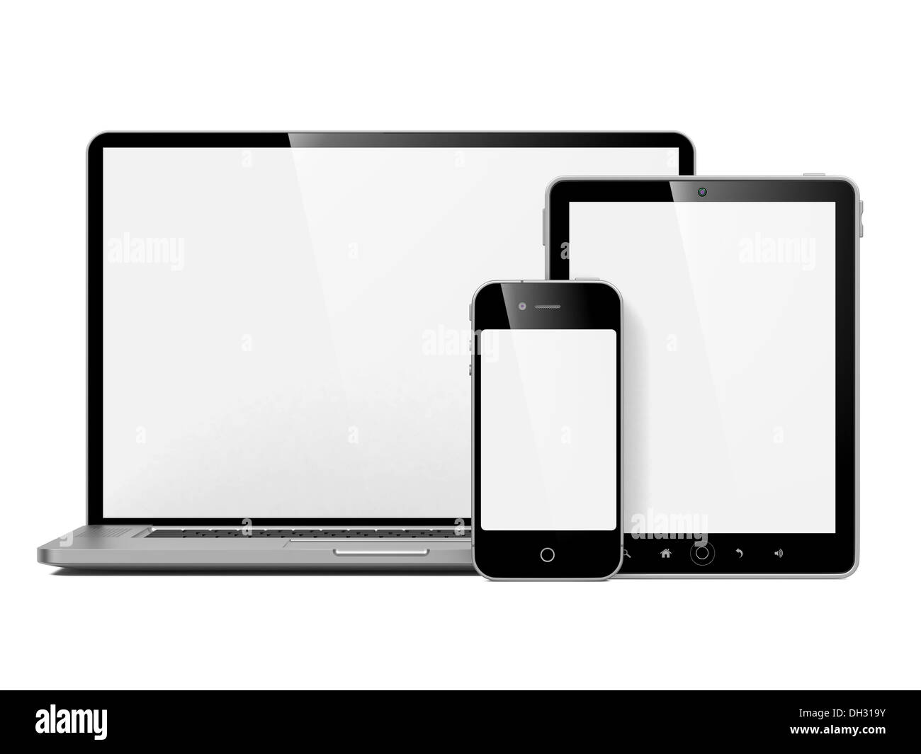 Set of Computer Equipment Stock Photo - Alamy