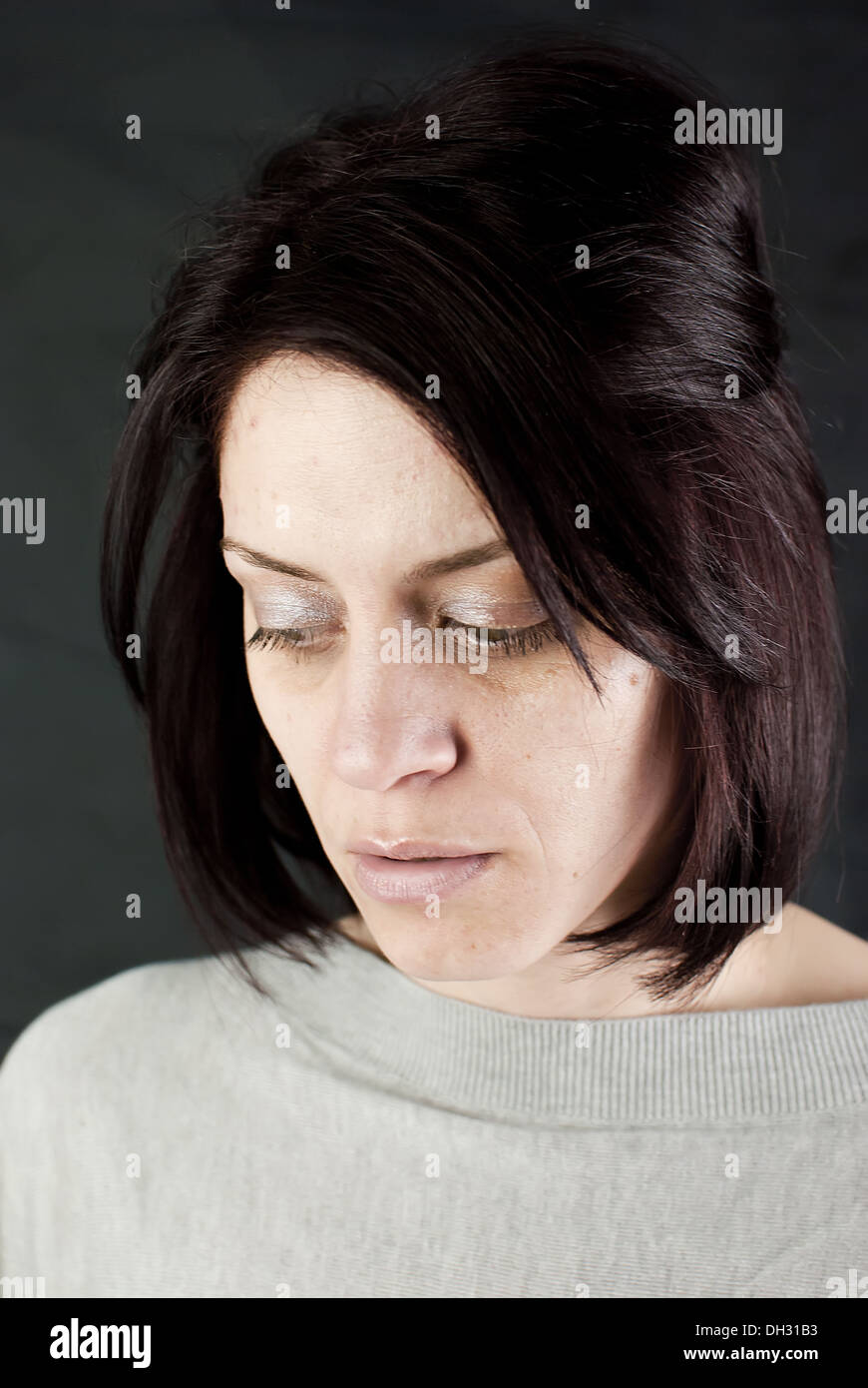 sad abused woman Stock Photo - Alamy