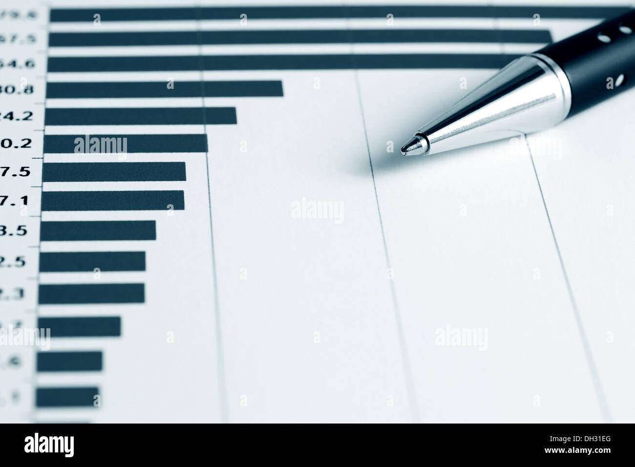 Financial graphs analysis Stock Photo - Alamy