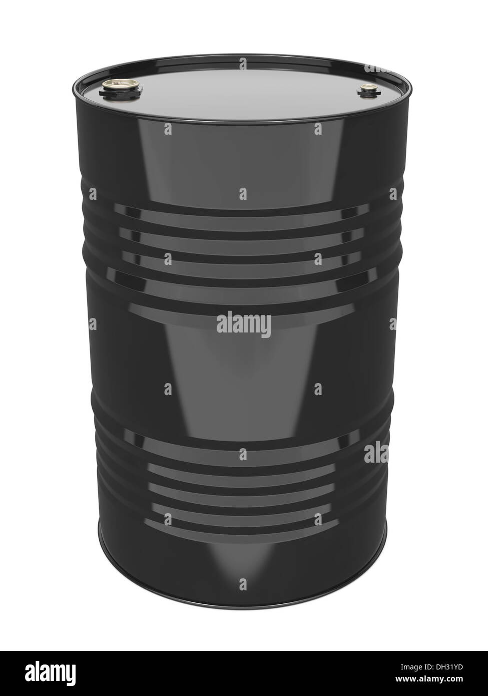 Industrial Barrel. Isolated on White Stock Photo - Alamy