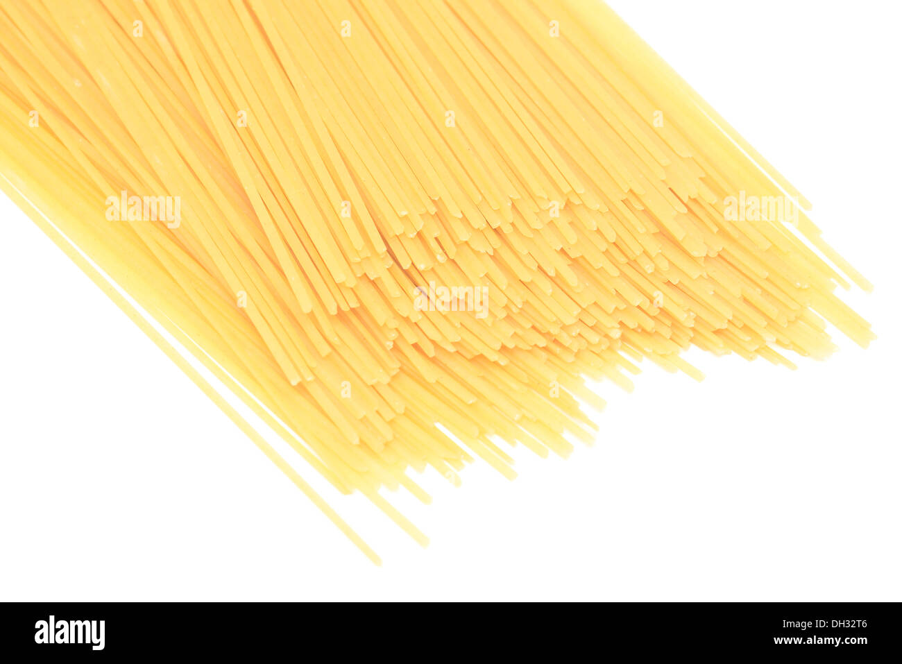 raw spaghetti isolated on white background Stock Photo - Alamy