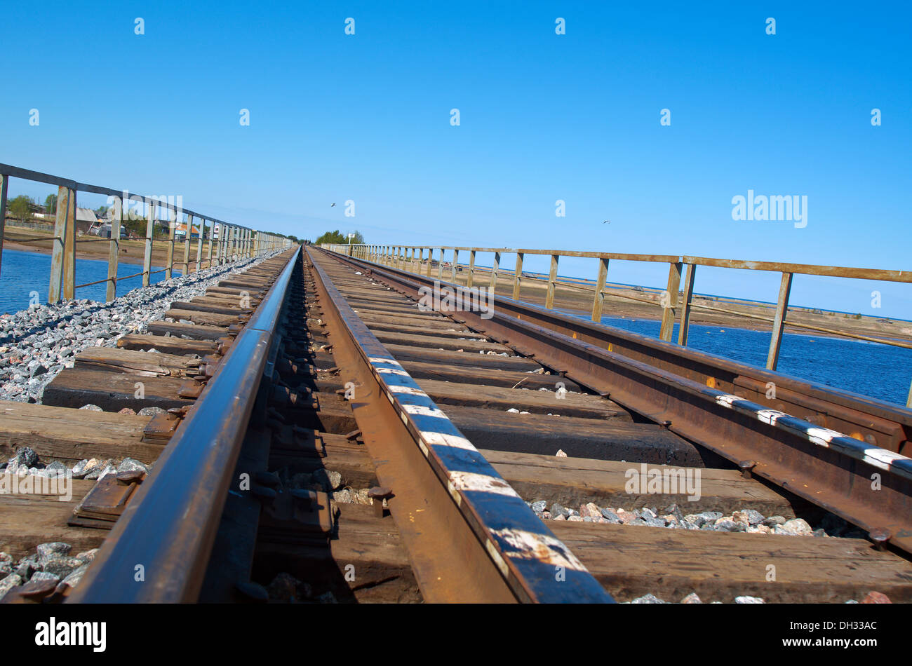 rail road bridge Stock Photo - Alamy