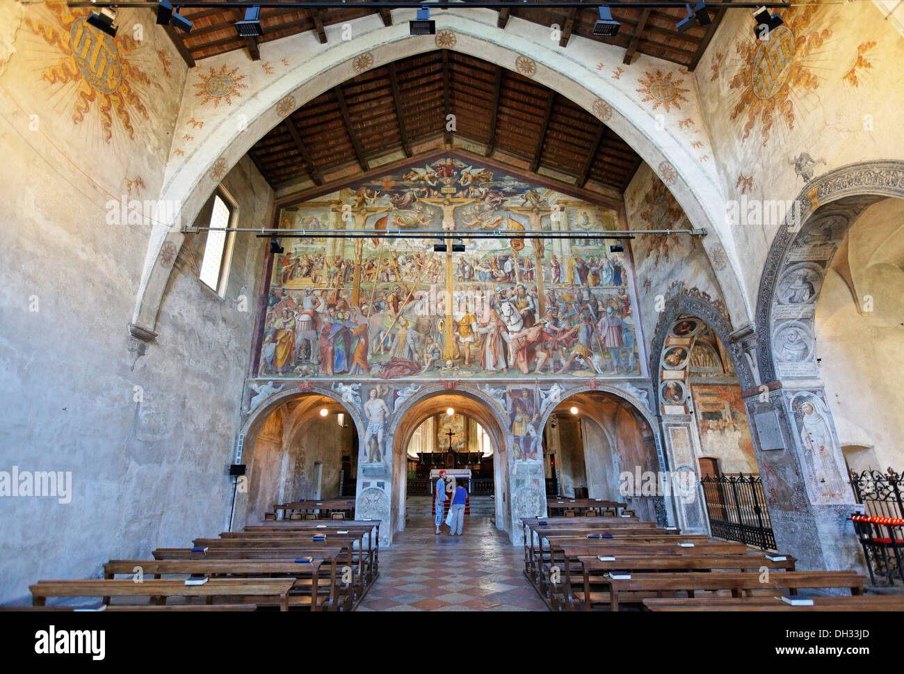 Switzerland, Ticino, Lugano, Church of Santa Maria degli Angeli ...